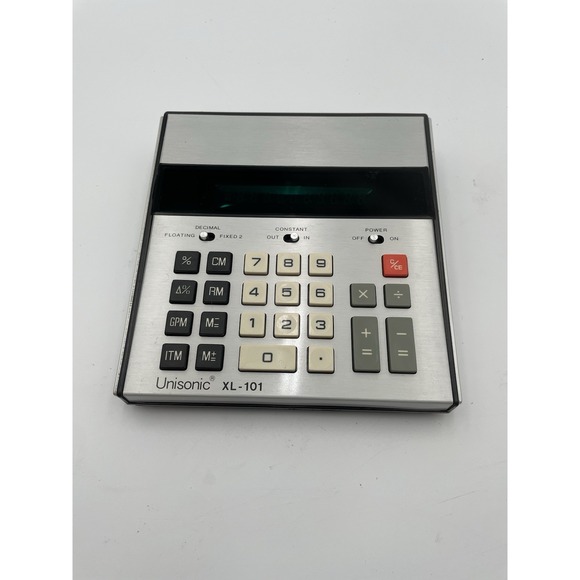 Other | Vintage 197s Unisonic Xl101 Electronic Desktop Calculator With ...